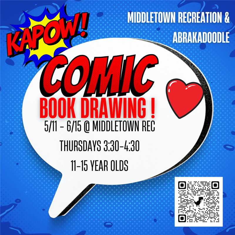 Middletown CT Recreation: Comic Book Drawing