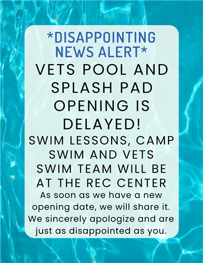 Middletown CT Recreation: Veterans Pool Pass - Summer 2023