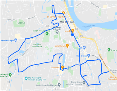 Middletown CT Recreation: Holiday Light Tour